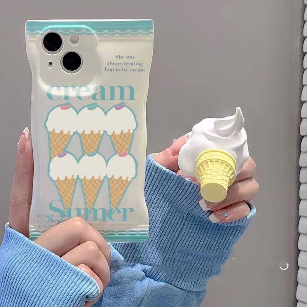 Cute iPhone 14 Cases | Unique Ice-cream Packet with Ice-cream Phone ...